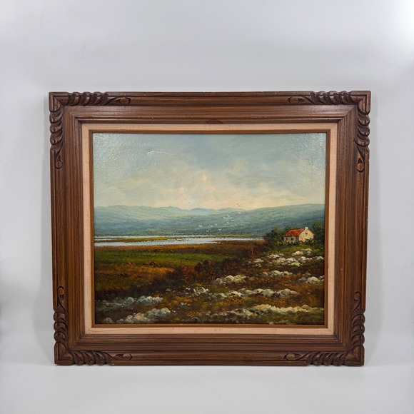 Chris Tyrrell | Art | Vintage Landscape Oil Painting By Chris Tyrrell ...